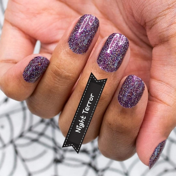Color Street | Bath & Body | Color Street Sparkly Purple Night Terror ...